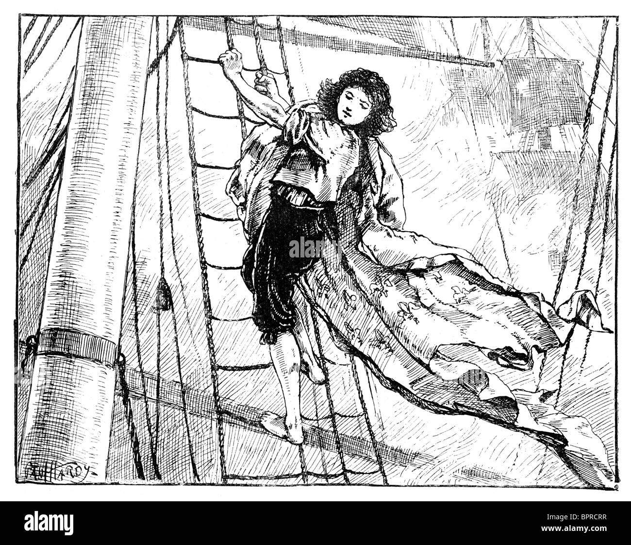 18th century ship rigging hi-res stock photography and images - Alamy