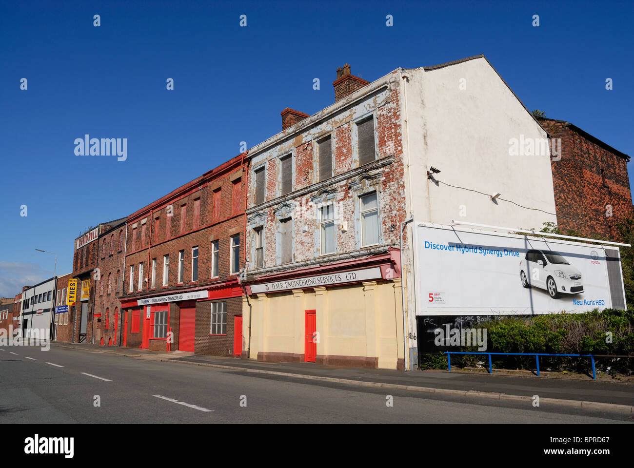 Businesses along Regent Road ( The Dock Road ) by Liverpool Docks in ...