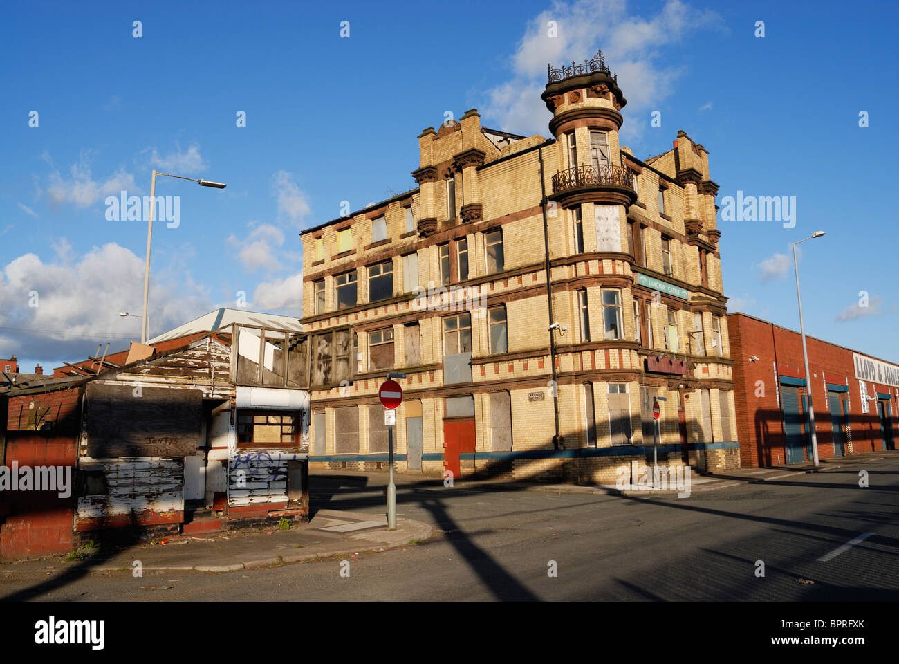 Langton Castle public house and hotel by Liverpool Docks in Bootle ...