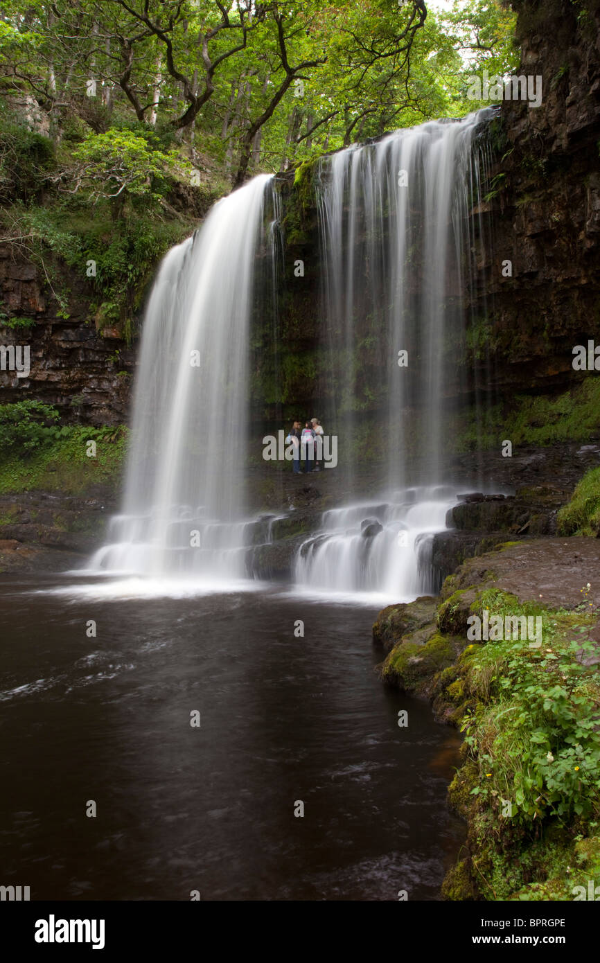Sgwd yr Eira waterfall; Afon Hepste; Brecon Beacons Stock Photo - Alamy