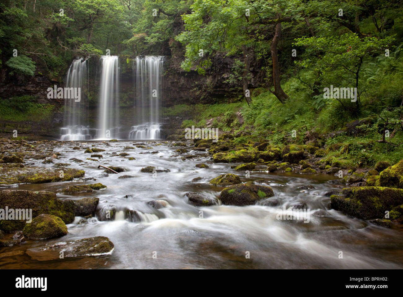 Sgwd yr Eira waterfall; Afon Hepste; Brecon Beacons Stock Photo - Alamy