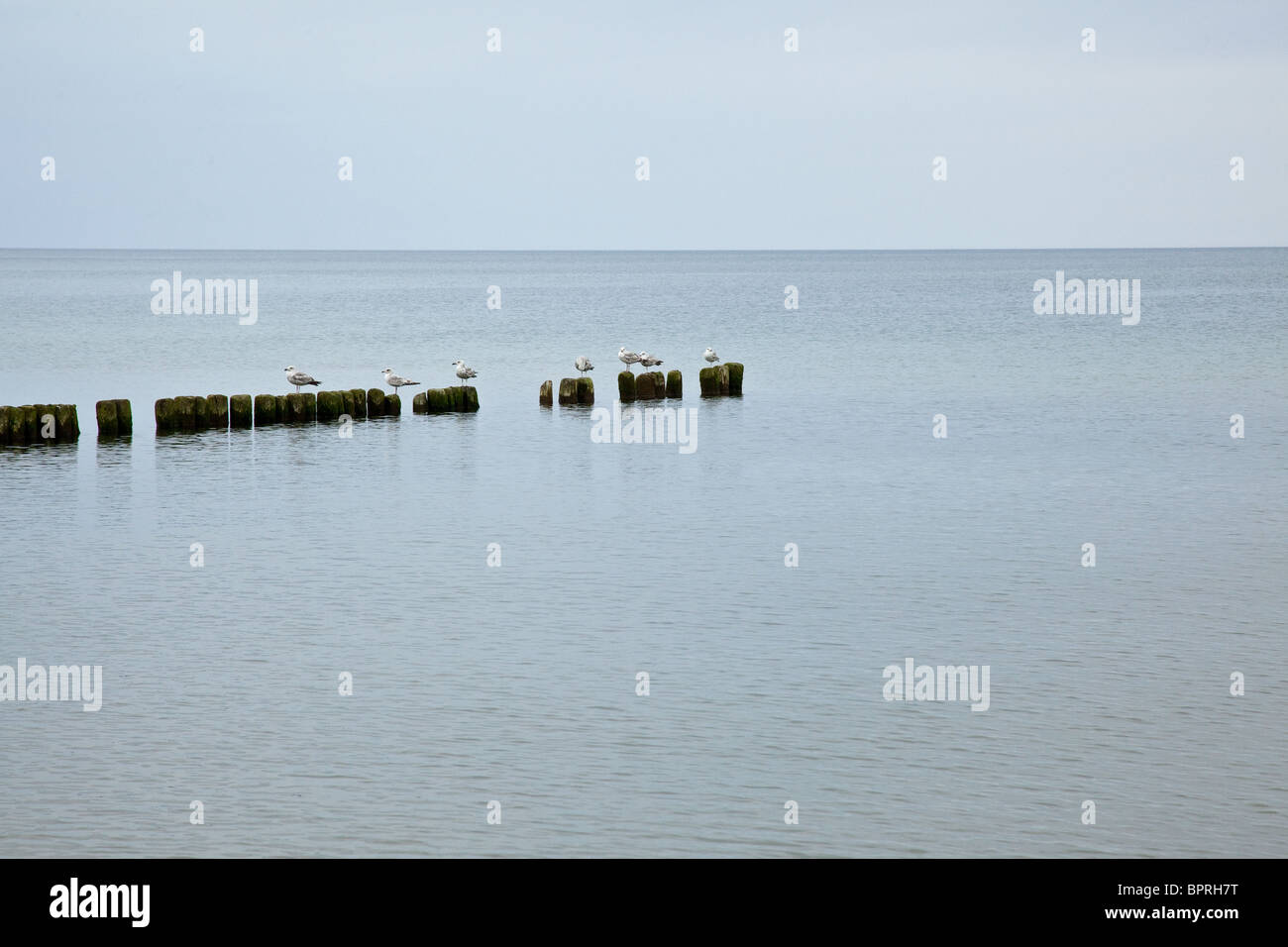 Protected by breakwaters hi-res stock photography and images - Alamy