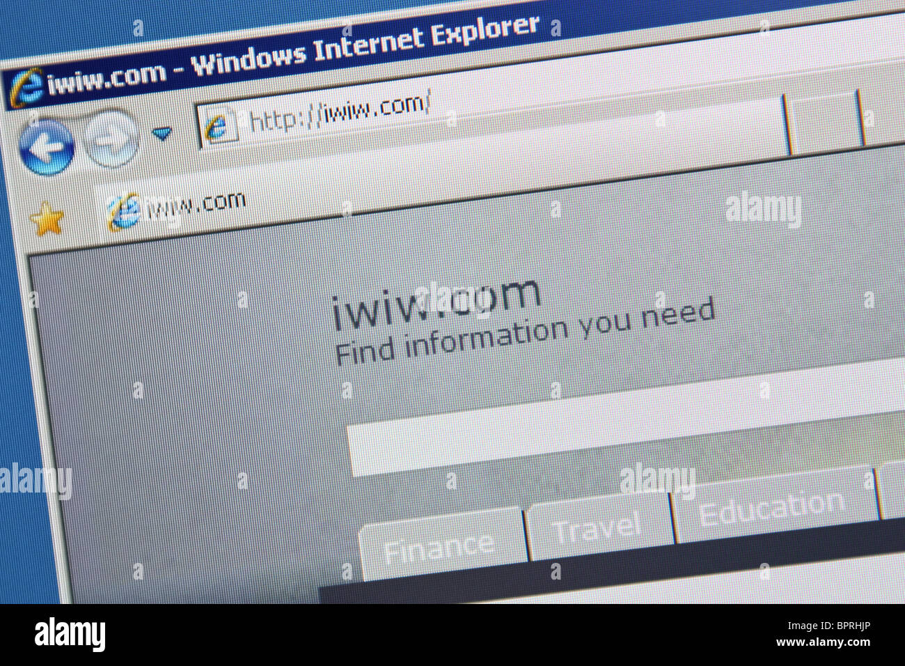 iwiw iwiw.com Hungarian social networking Stock Photo - Alamy