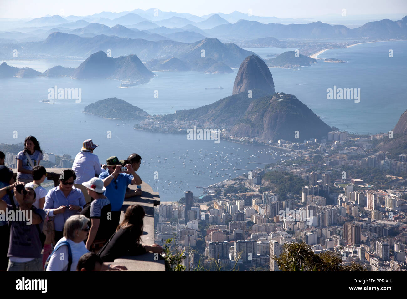 The view from Rio de Janeiro, Brazil's Cristo Redentor, or Christ the ...