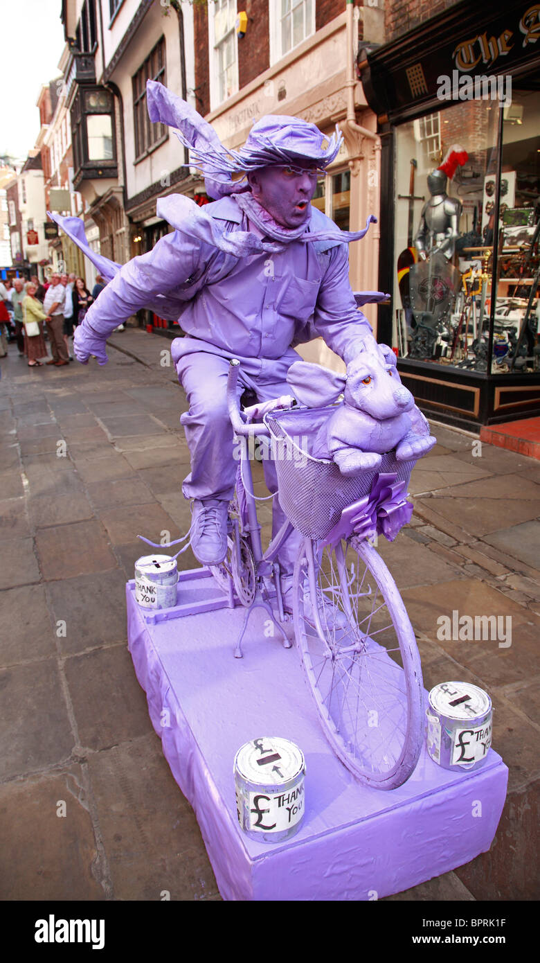 Mime Street Artist York City North Yorkshire England EU European Union ...