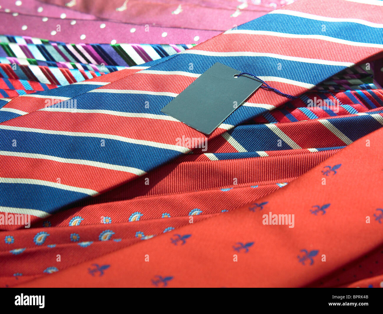 shop display of ties Stock Photo - Alamy