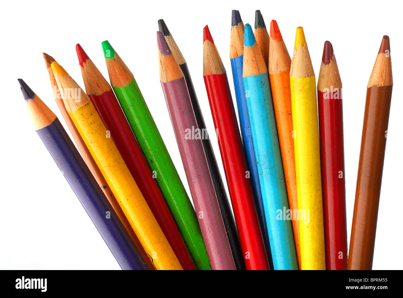 Multiple pencil crayons High Resolution Stock Photography and Images ...