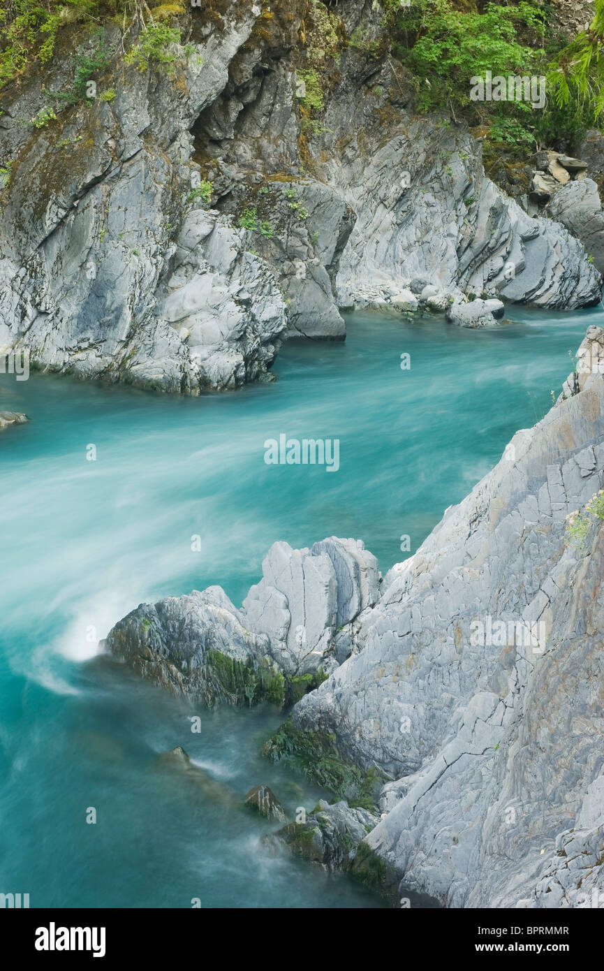 Goblin's Gate, Narrow Canyon on Elwha River, Olympic National Park ...