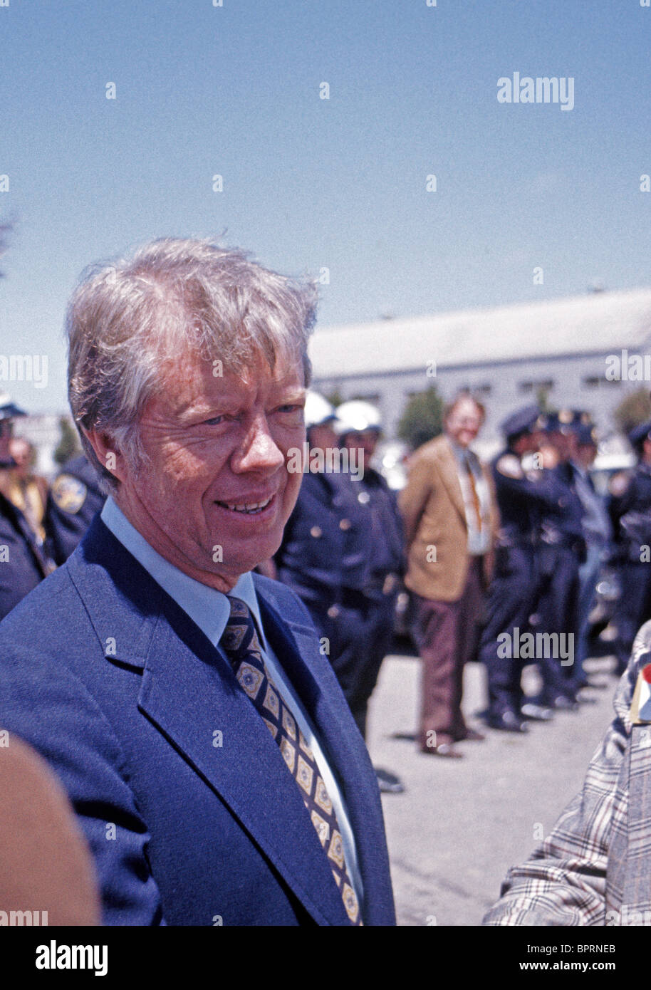 Democratic Presidential candidate, Jimmy Carter, campaigns in San ...
