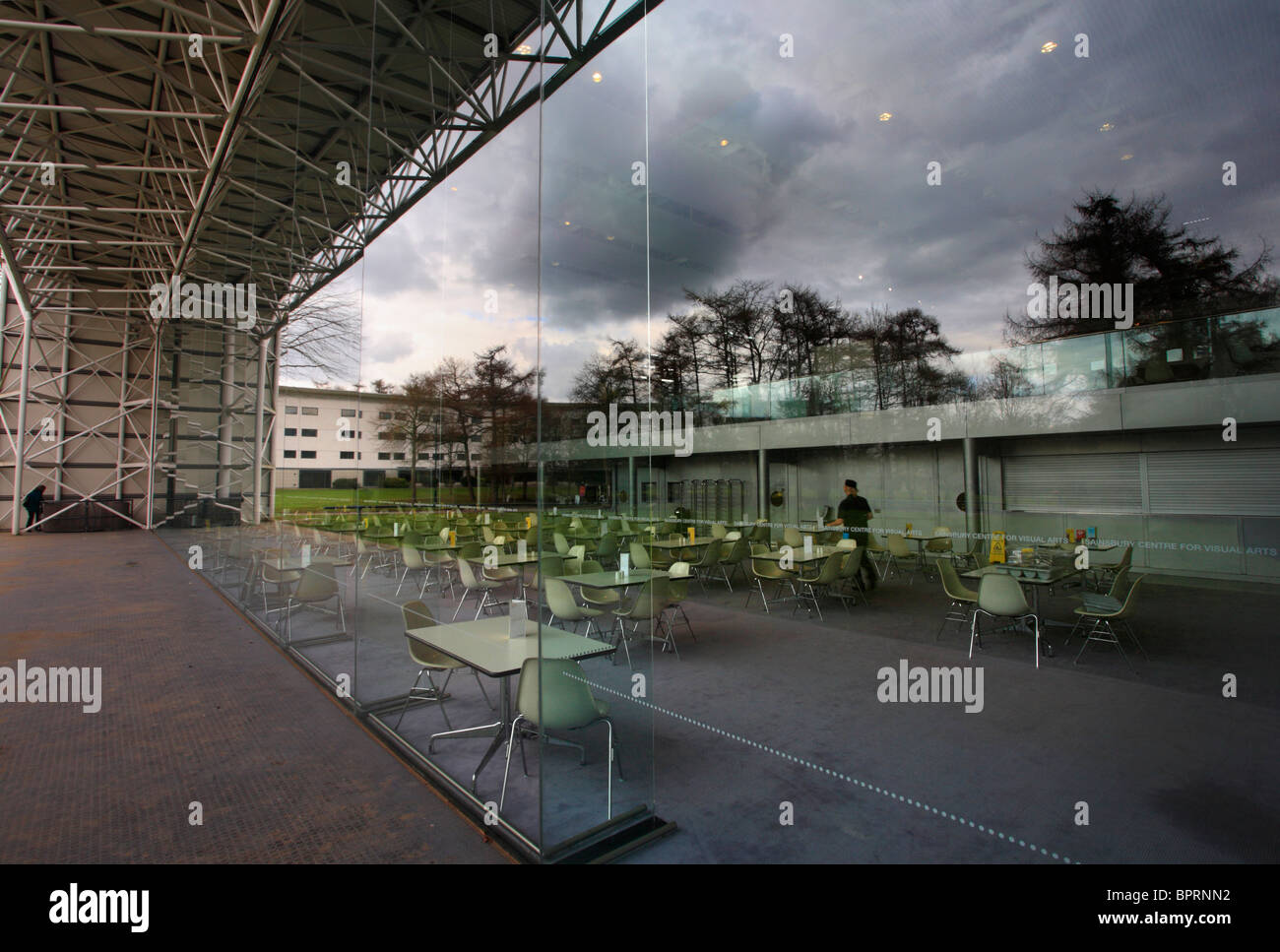 The café at the Sainsbury's Centre, University of East Anglia in ...
