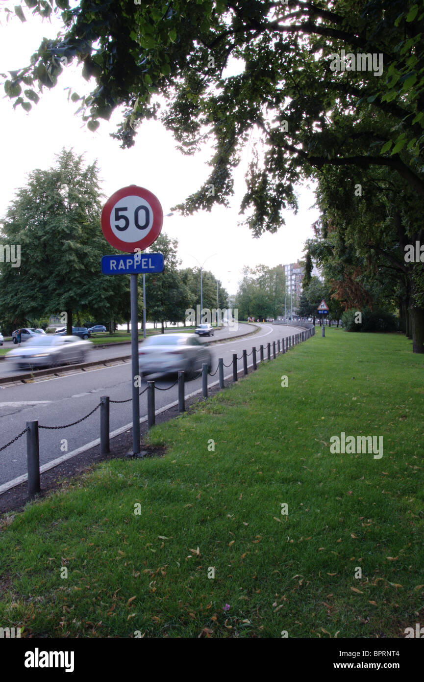 Speed limit 50 hi-res stock photography and images - Alamy