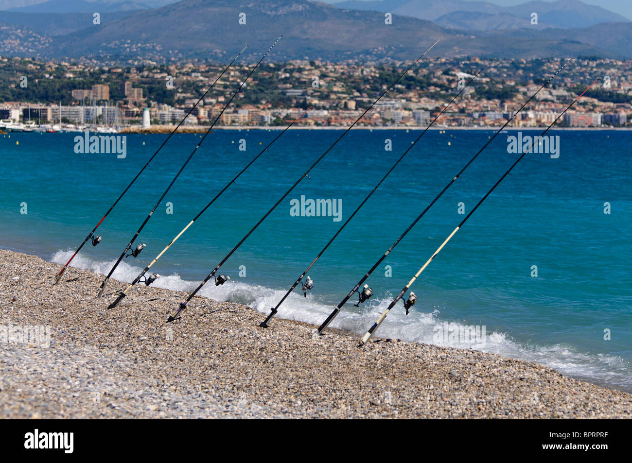 Beachcaster fishing rod hi-res stock photography and images - Alamy