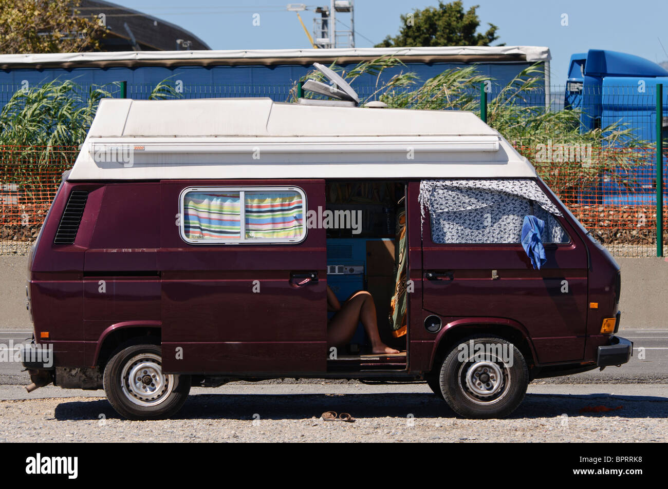 Inside a vw van hi-res stock photography and images - Alamy