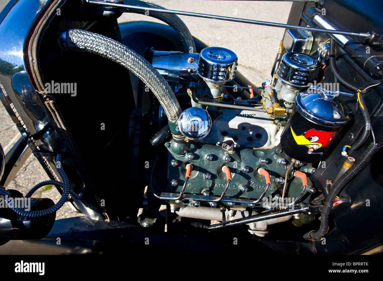 1930 Ford Model A Engine Stock Photo - Alamy