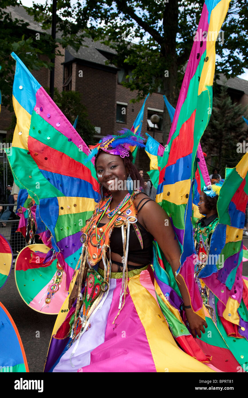 Notting Hill Carnival parade 2010 Stock Photo - Alamy