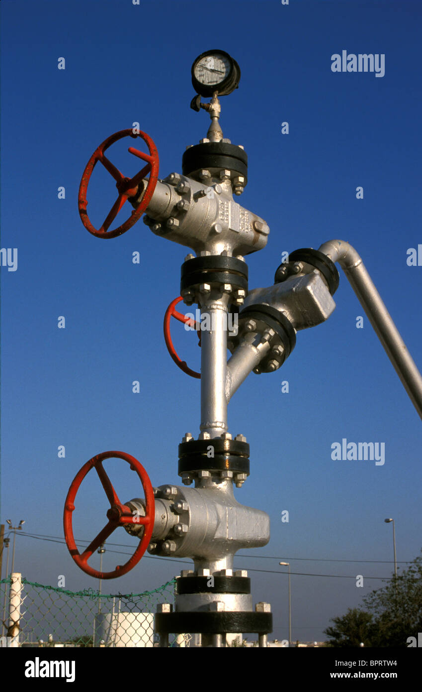 The Middle East's first oil well, Jabal Ad Dukhan No. 1, in central ...