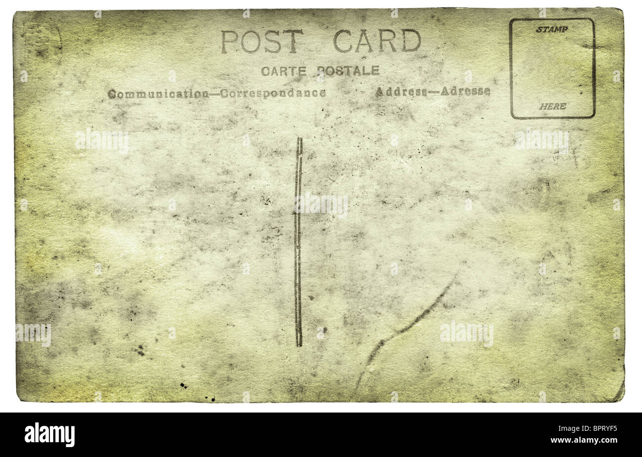 Parchment postcard hi-res stock photography and images - Alamy