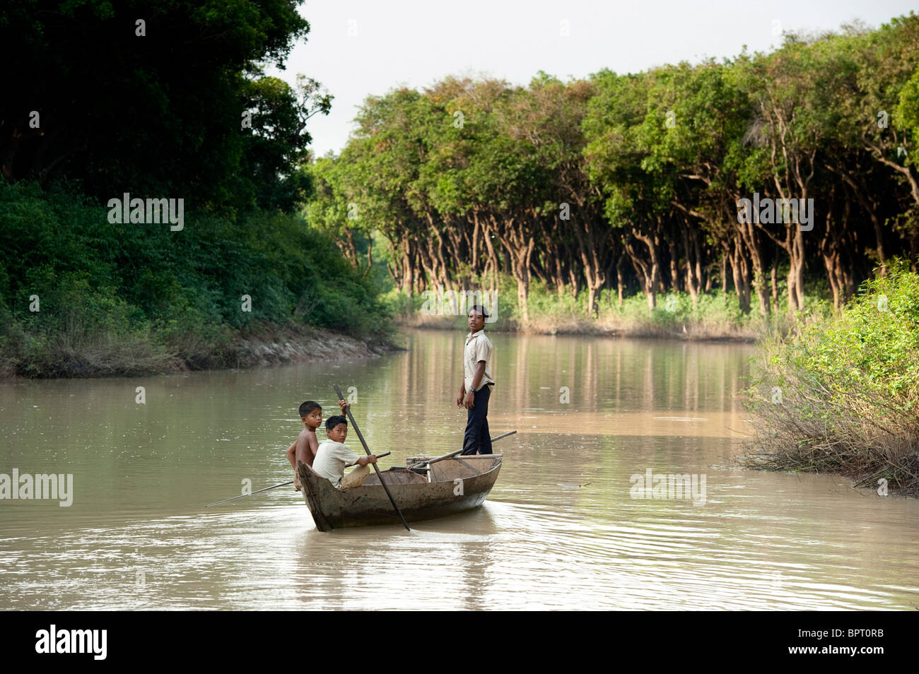 boys fishing on Tonle Sap Lake near Siem Reap, Cambodia Stock Photo - Alamy
