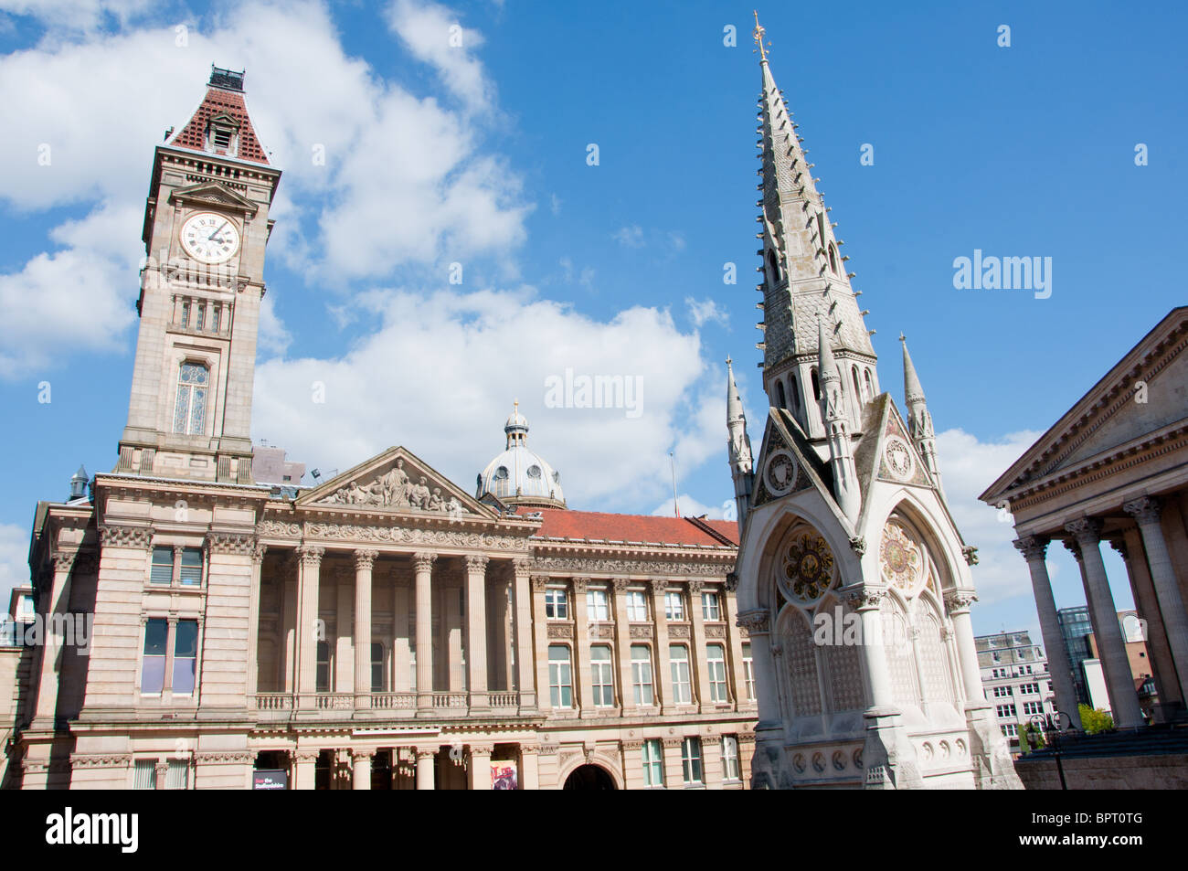 Chamberlain Memorial In Chamberlain Square Stock Photos & Chamberlain ...