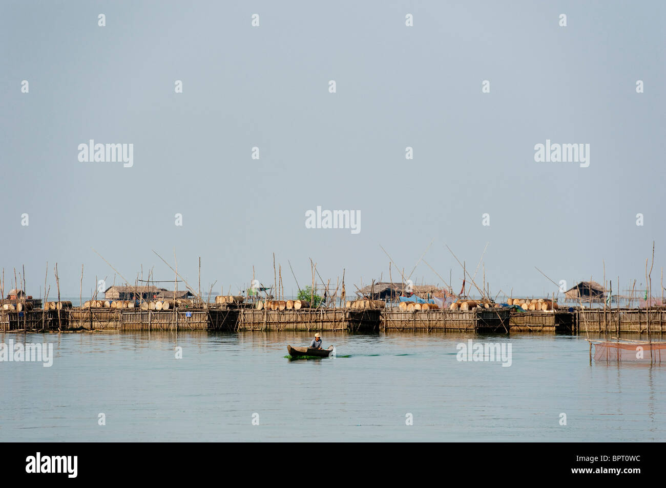 Fish farming on Tonle Sap Lake near Siem Reap, Cambodia Stock Photo - Alamy