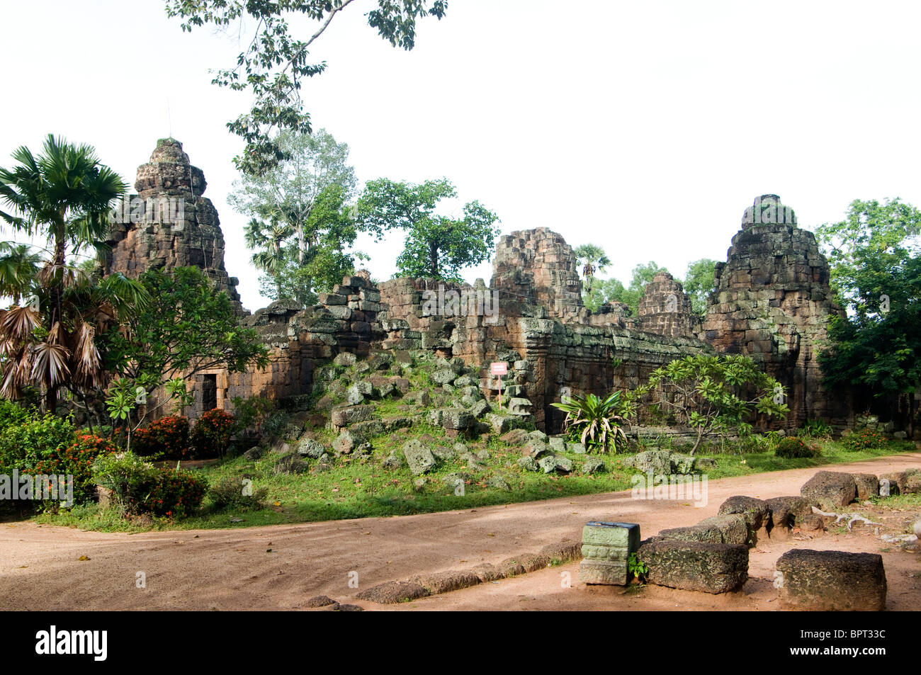 Ta Prohm temple ruins, Tonle Bati, Takeo, Cambodia Stock Photo - Alamy