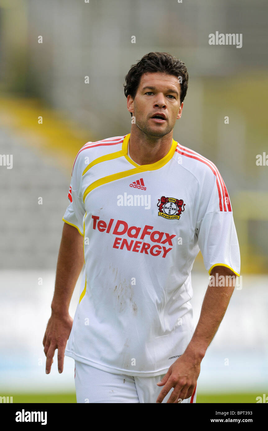 Michael Ballack, football player for Bayer 04 Leverkusen, german ...