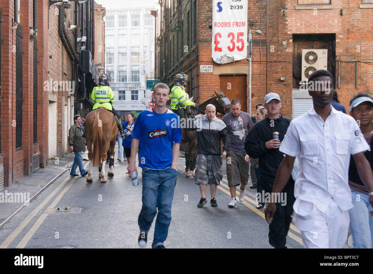 Police rangers football fans uefa hi-res stock photography and images ...
