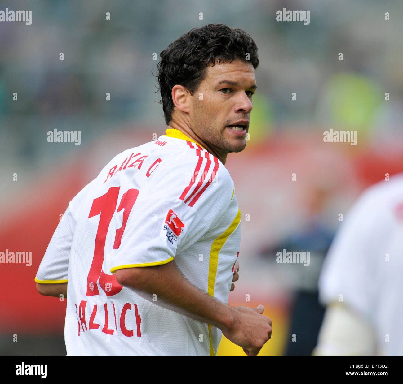 Michael Ballack, football player for Bayer 04 Leverkusen, german ...