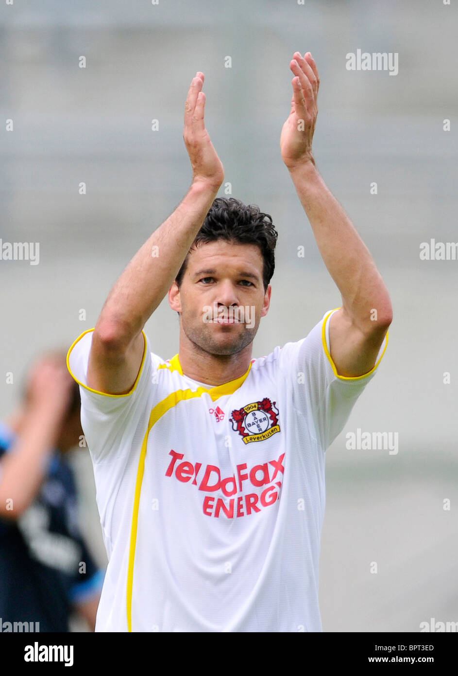Michael Ballack, football player for Bayer 04 Leverkusen, german ...