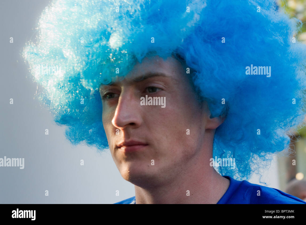 Football fan wig hi-res stock photography and images - Alamy