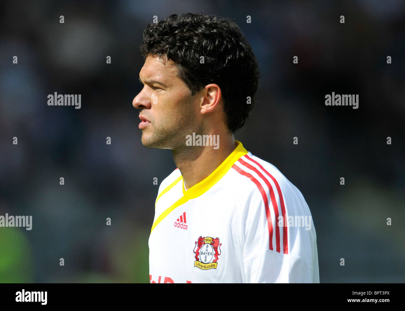 Michael Ballack, football player for Bayer 04 Leverkusen, german ...