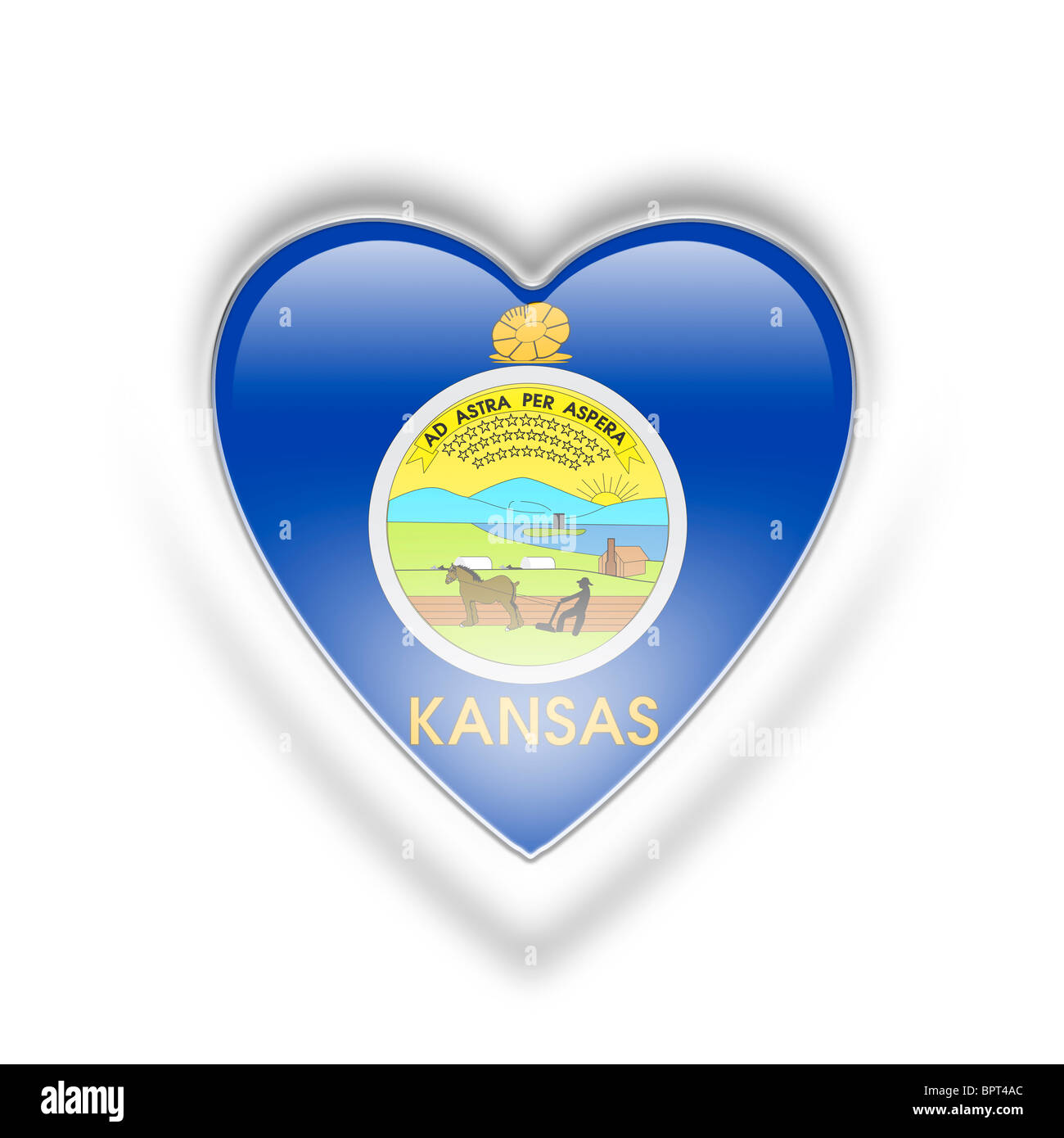 Kansas flag hi-res stock photography and images - Alamy