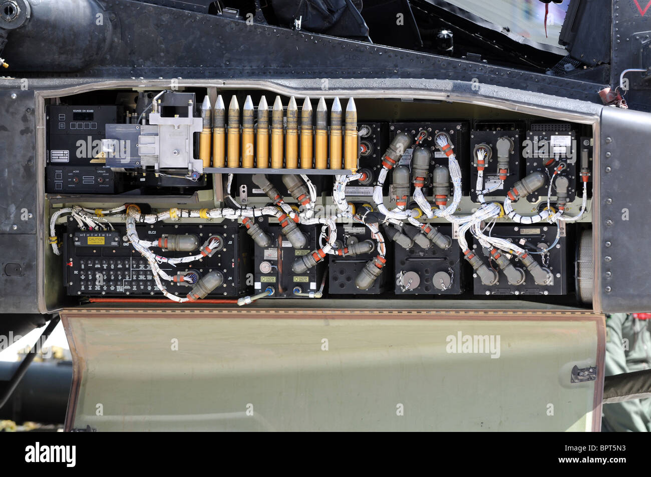 Apache weapon system Stock Photo - Alamy
