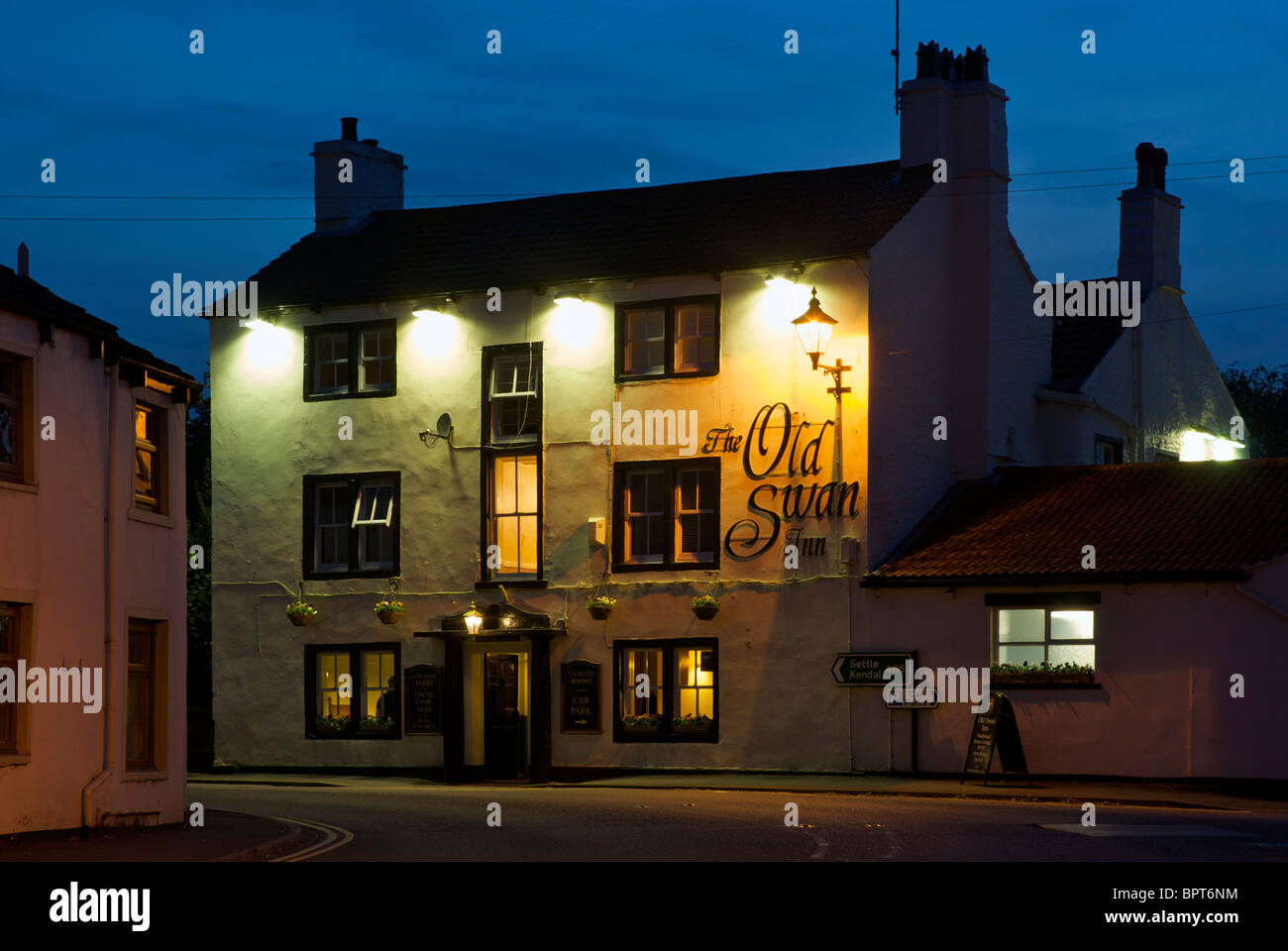 The Old Swan Inn, Gargrave, North Yorkshire, England UK Stock Photo - Alamy
