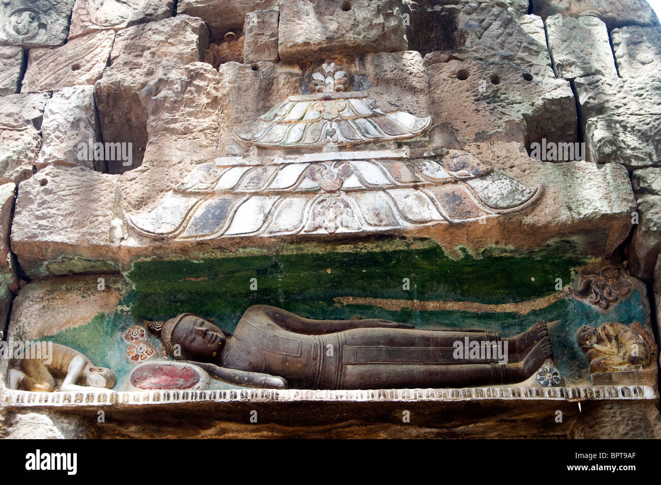 Ta Prohm temple ruins, Tonle Bati, Takeo, Cambodia Stock Photo - Alamy