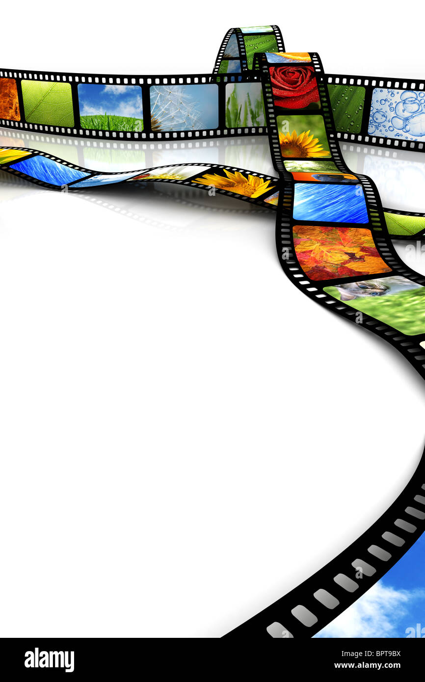Film with images Stock Photo - Alamy