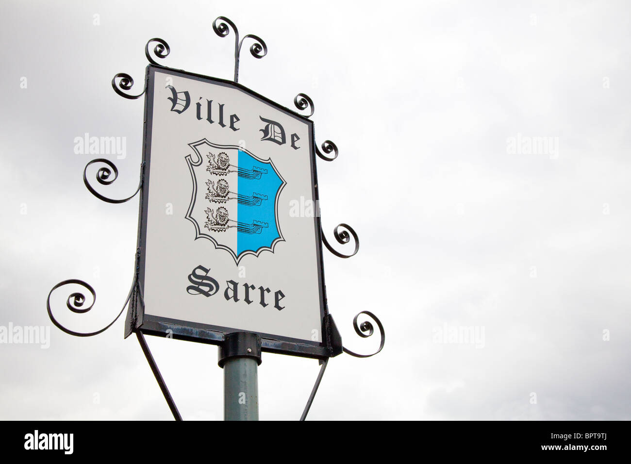Village sign, Sarre, Kent, UK Stock Photo - Alamy