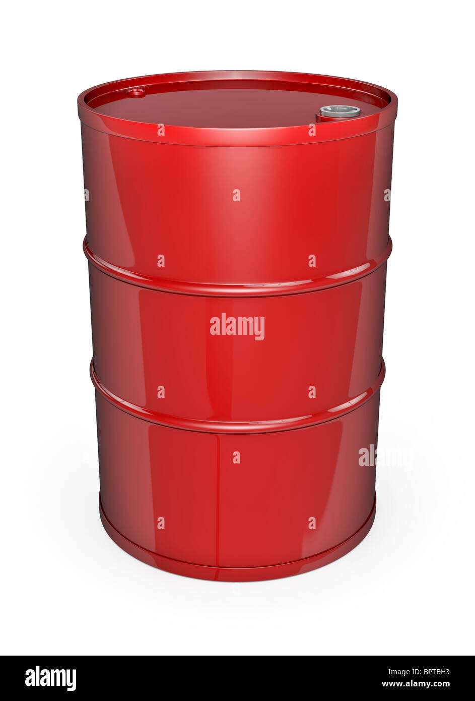 Red oil drum Stock Photo - Alamy