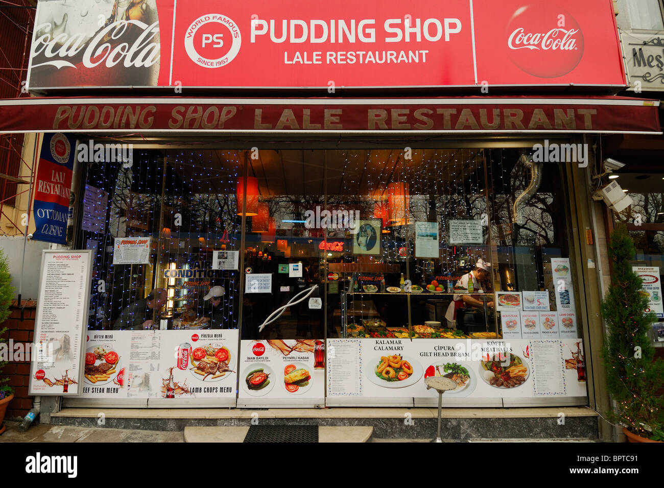 Istanbul. Turkey. Pudding Shop Restaurant Stock Photo - Alamy