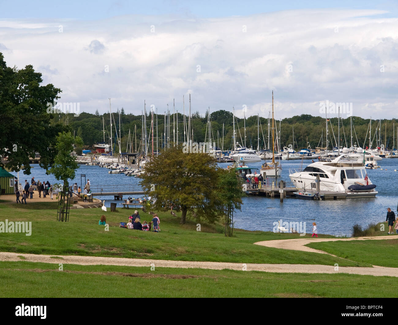 Buckler's Hard on the Beaulieu River Hampshire England UK Stock Photo ...