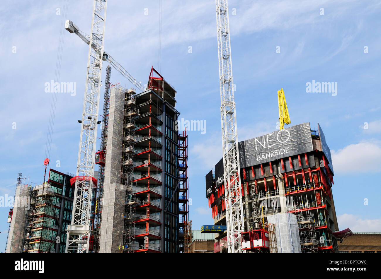NEO Bankside building site, Southwark, London, England, UK Stock Photo ...