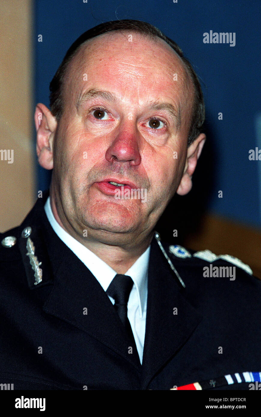 Police commissioner sir john stevens said hi-res stock photography and ...