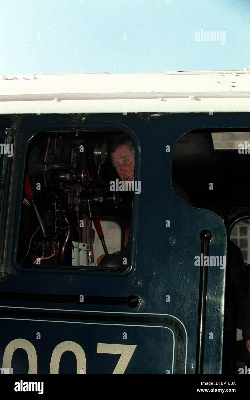 Prince charles train wales hi-res stock photography and images - Alamy