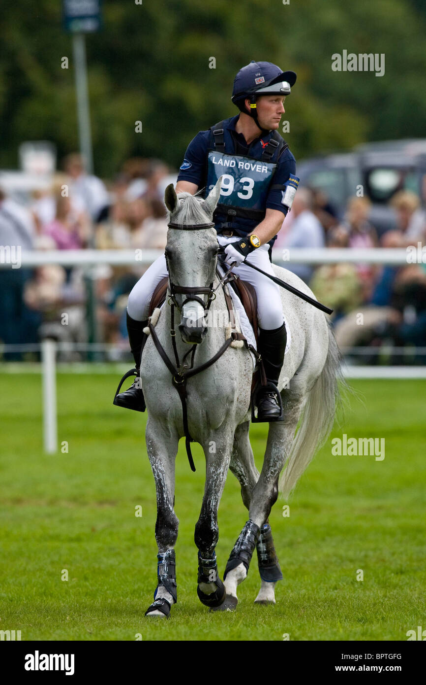 Oliver Townsend at the 2010 Land Rover Burghley Horse Trials,Stamford ...