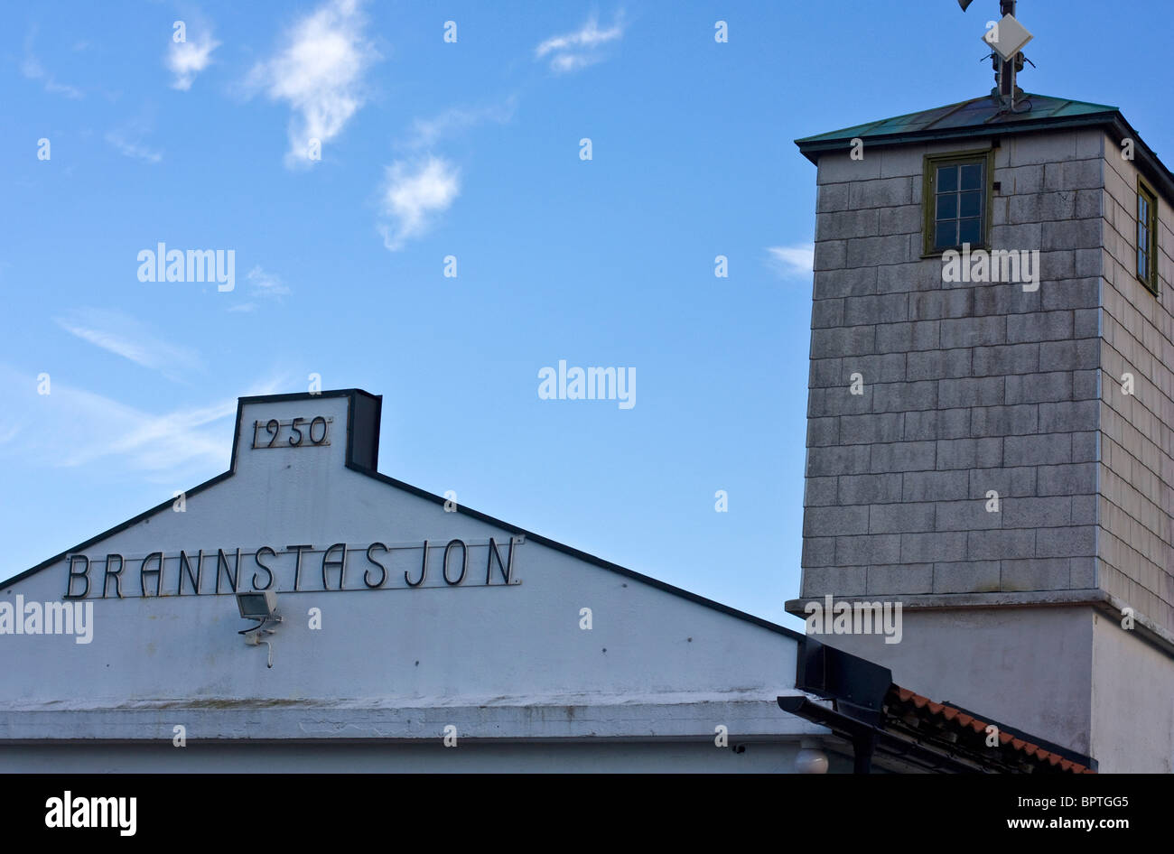 The local fire station in Asgardstrand, Norway Stock Photo - Alamy