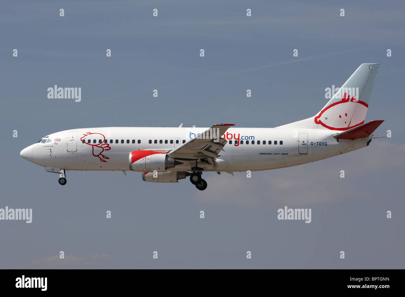 BMI Baby at Manchester Airport Stock Photo - Alamy