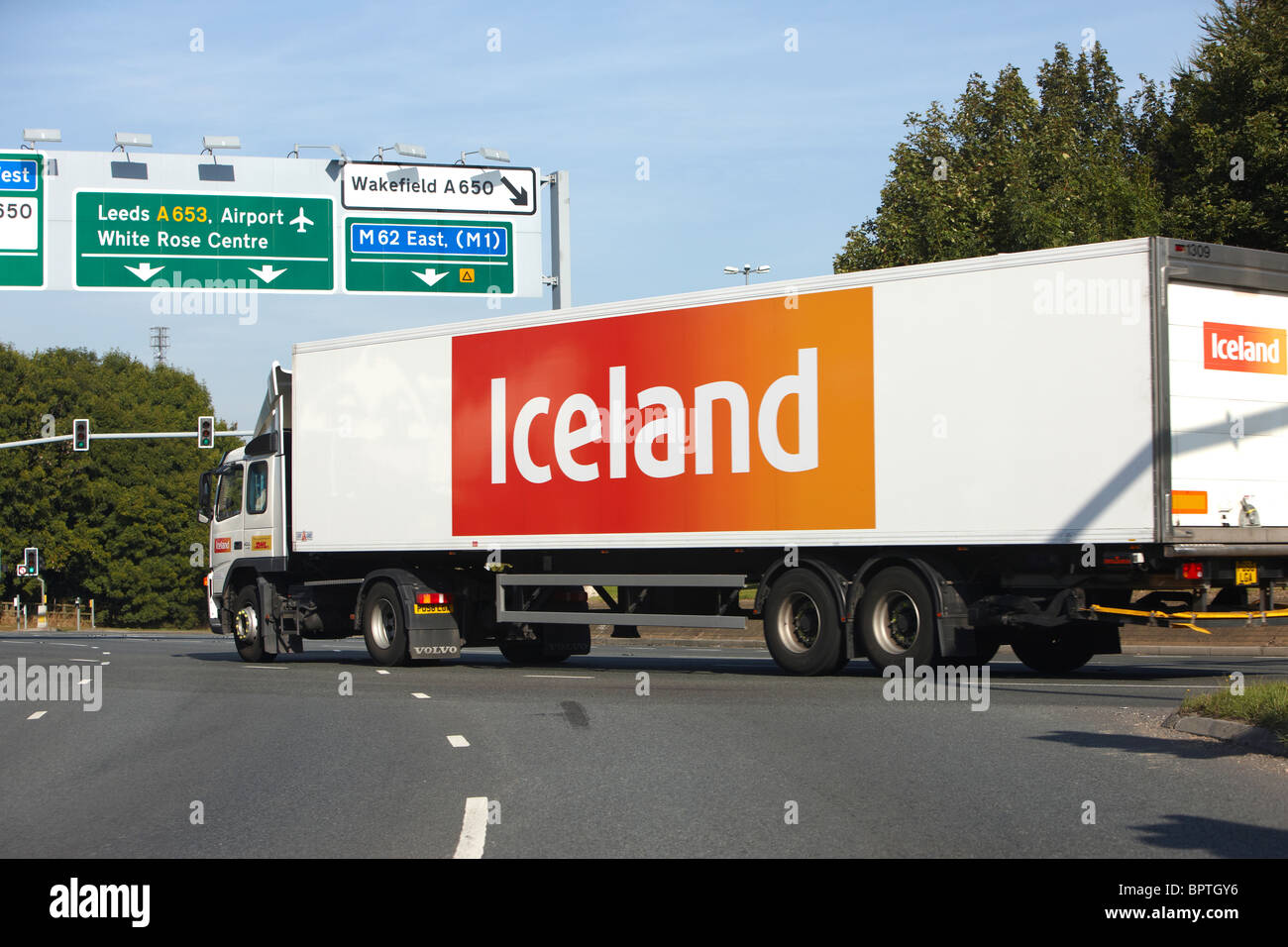 HGV Lorry Iceland Stock Photo - Alamy