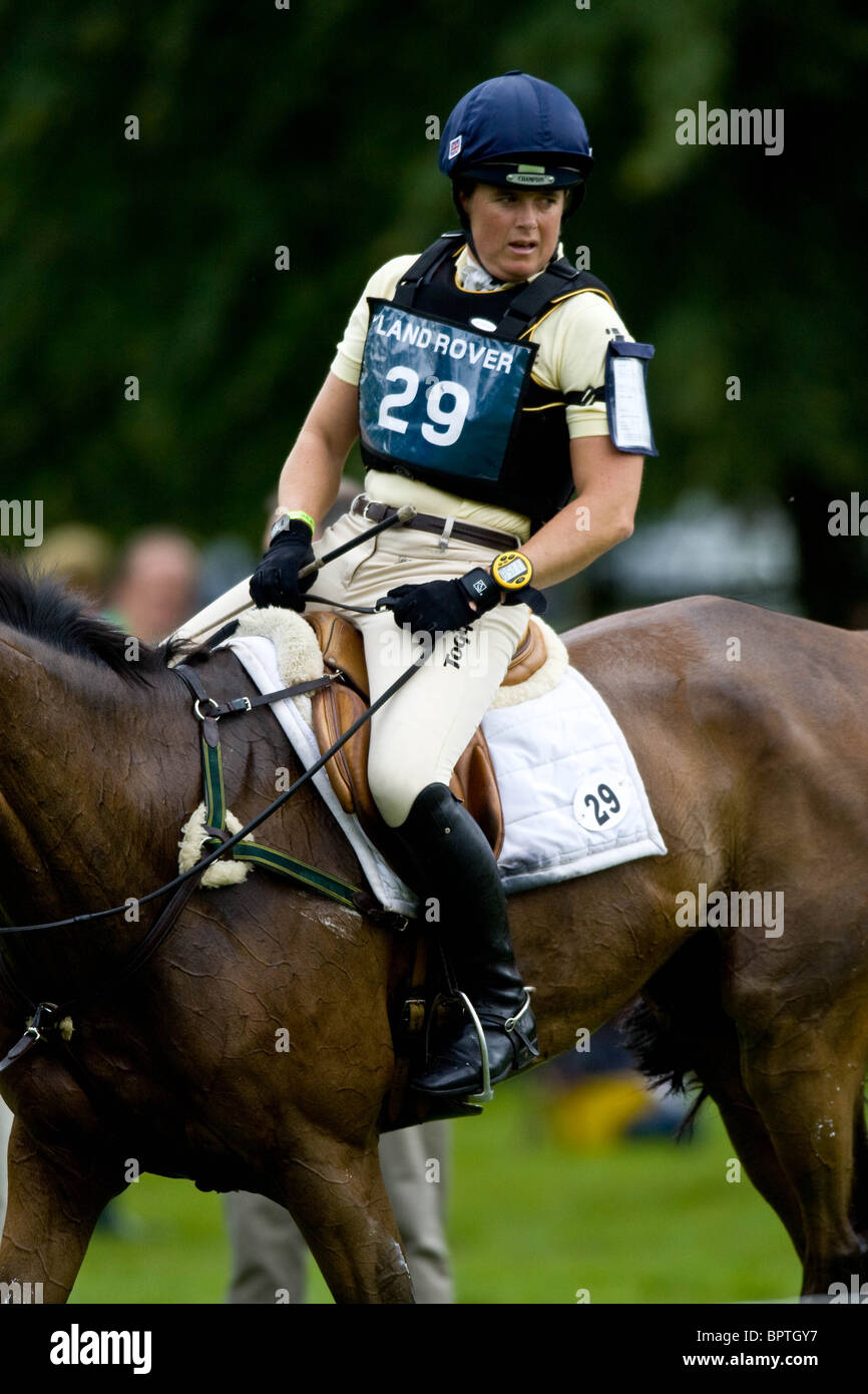 Pippa Funnell Three Event Rider at The 2010 Land Rover Burghley Horse ...