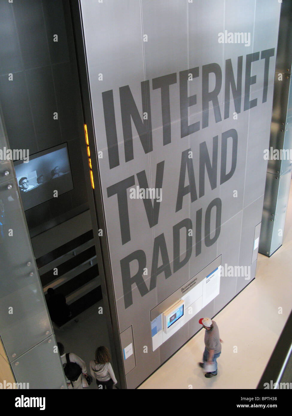 Interior of Newseum in Washington DC Stock Photo - Alamy