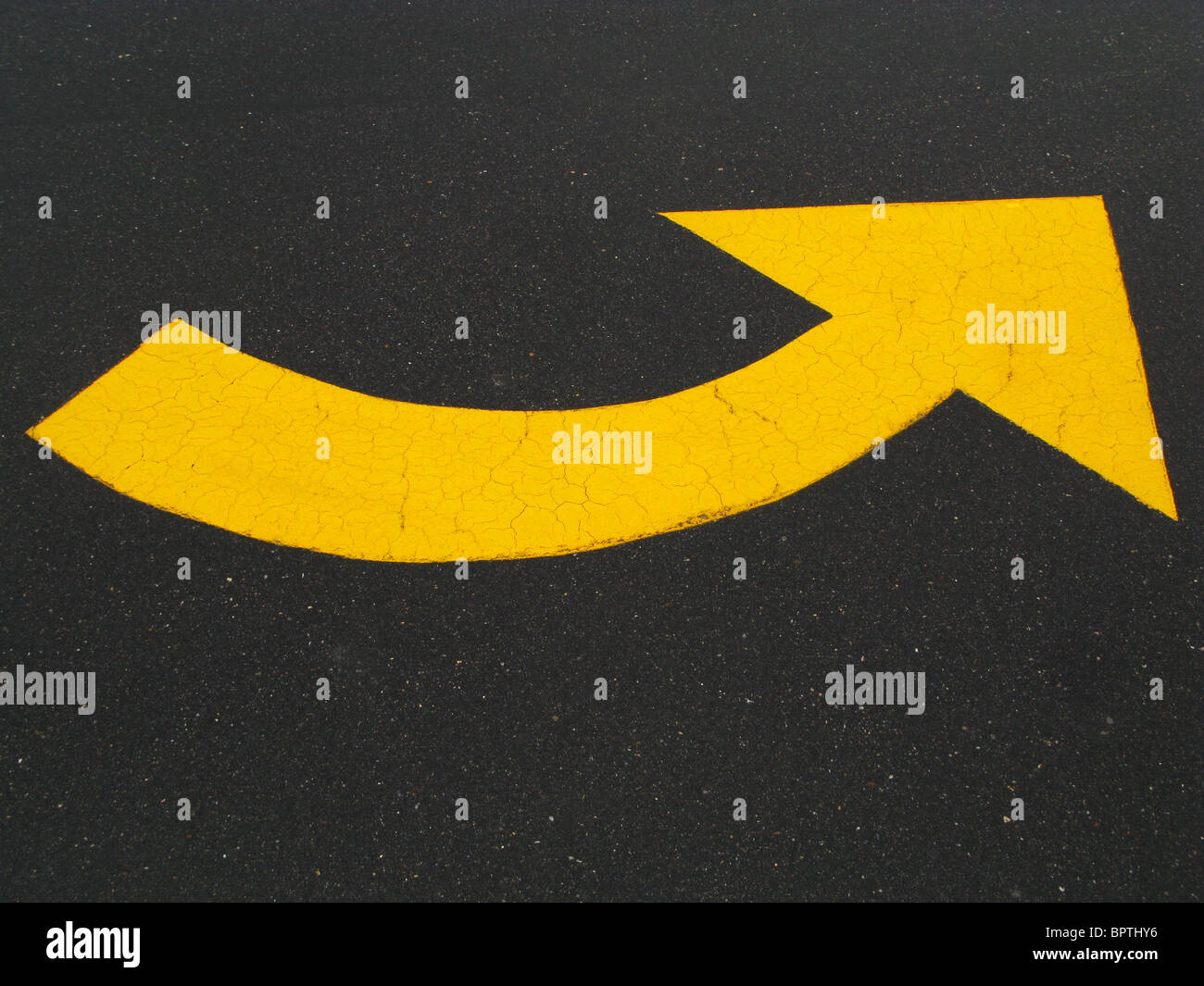 traffic arrow sign Stock Photo - Alamy